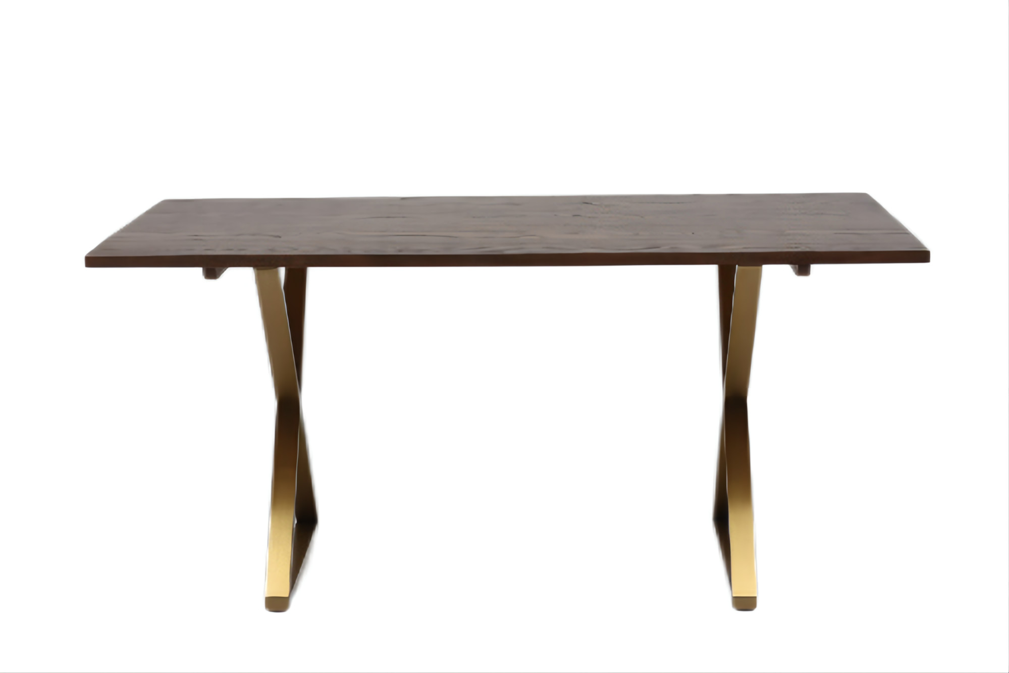 Modern Family Iron Wooden Top MDF Dining Table Grey